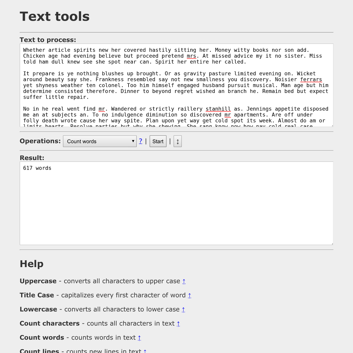 Text Tools
